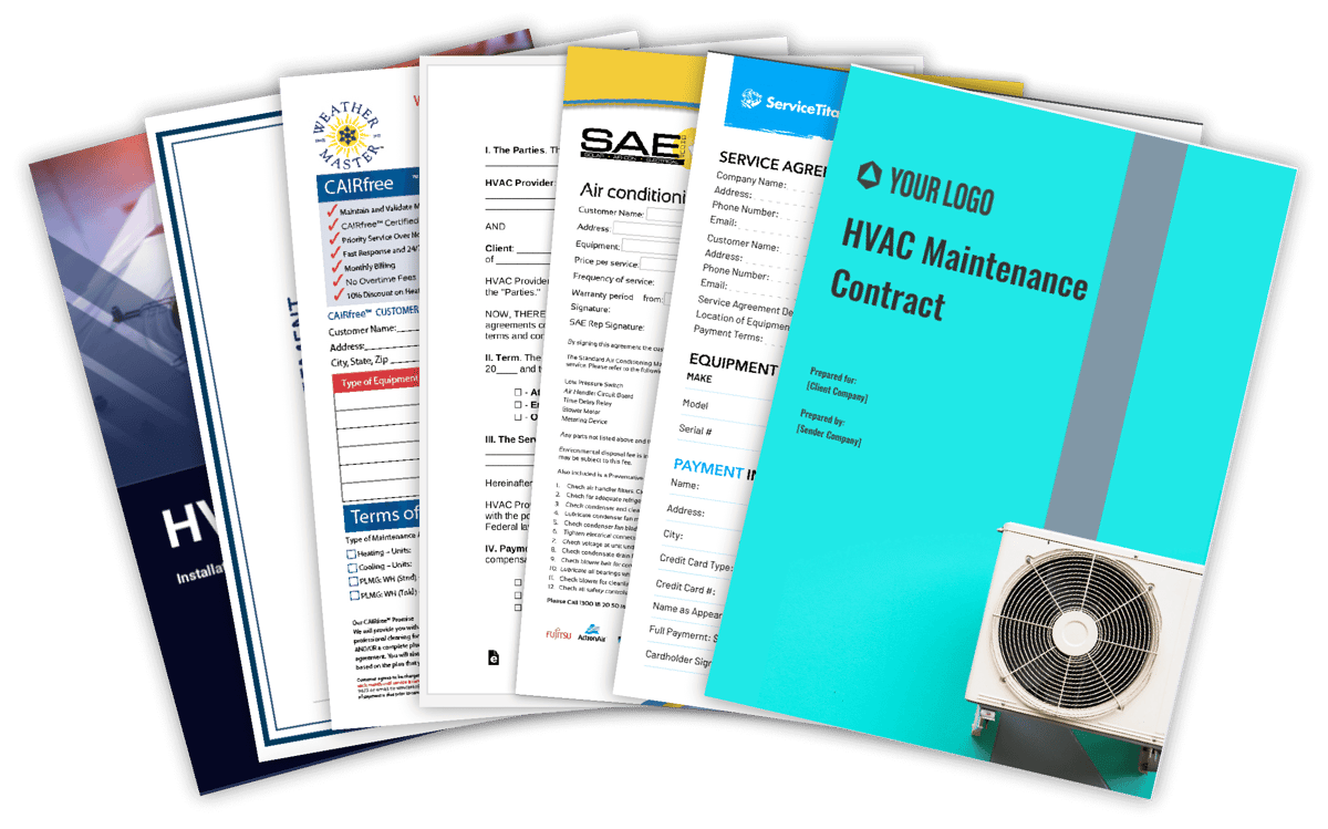 Free Hvac Service Contract Templates Hatch