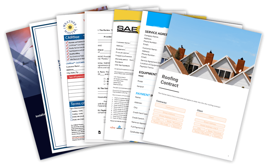 Free Roofing Contract Templates | Hatch