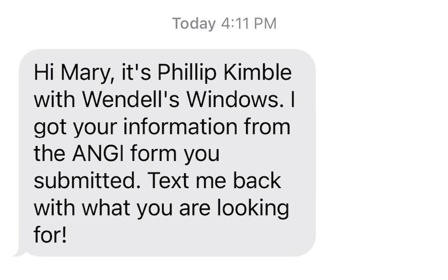 Angi Leads Integration