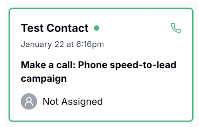 New! Calling in Campaigns