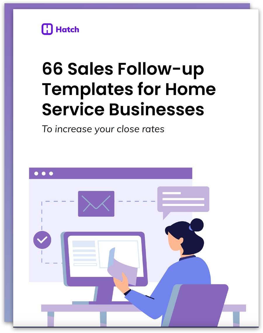 66 Sales Follow-up Templates for Home Service Businesses | Hatch