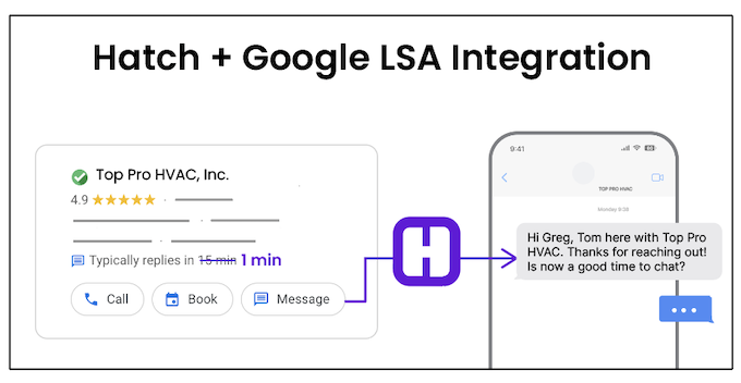 Hatch Now Integrates with Google LSA!