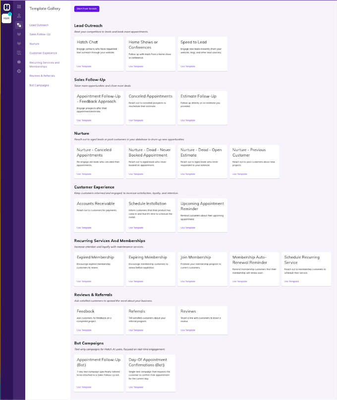 New & Improved Campaign Template Library in Hatch