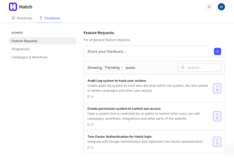 Help Shape the Hatch Roadmap with Our New Customer Feedback Tool