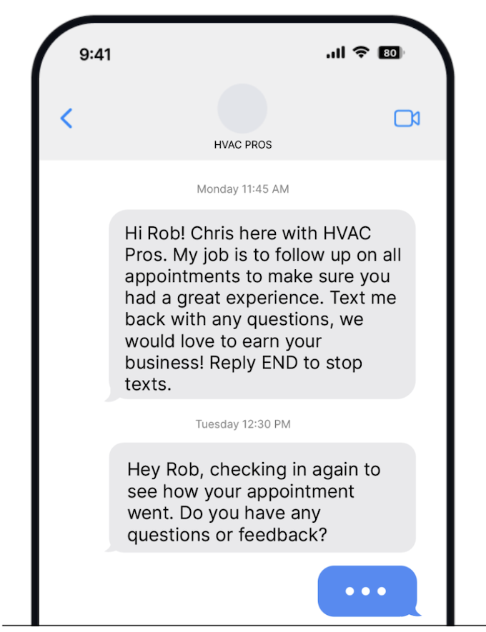 New Data: HVAC Estimate Follow-Up Response Rates