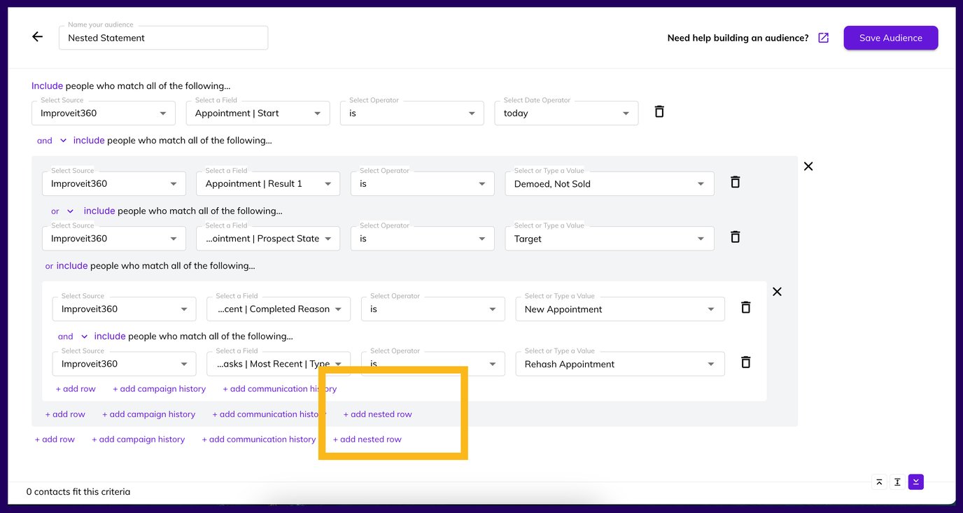 Audience Builder v2: Glossary and FAQ