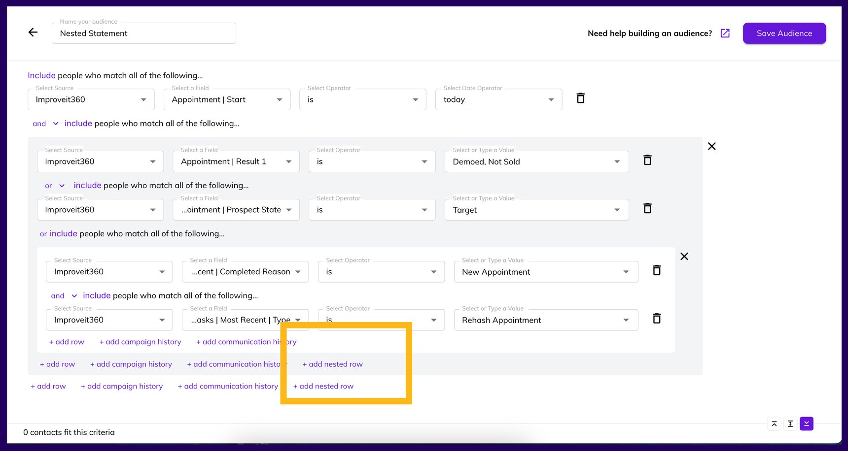 Audience Builder v2: Glossary and FAQ