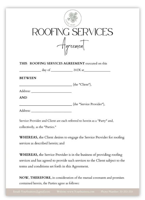 7 Free Roofing Contract Templates to Make Your Life Easier
