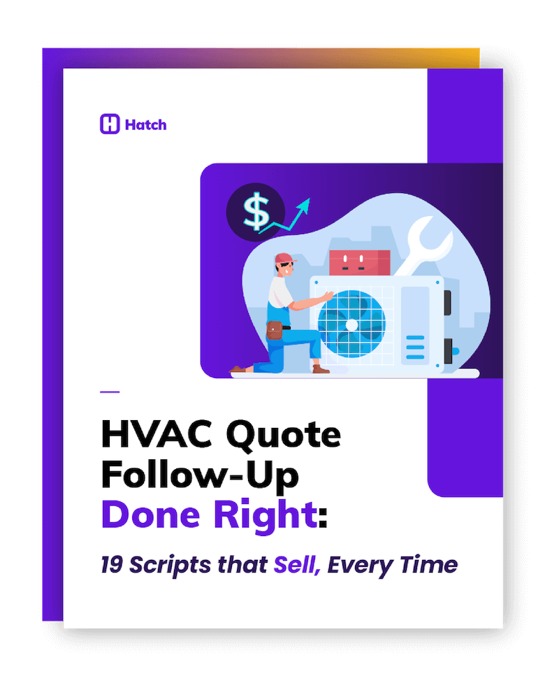 HVAC Quote Follow-Up Done Right | Hatch