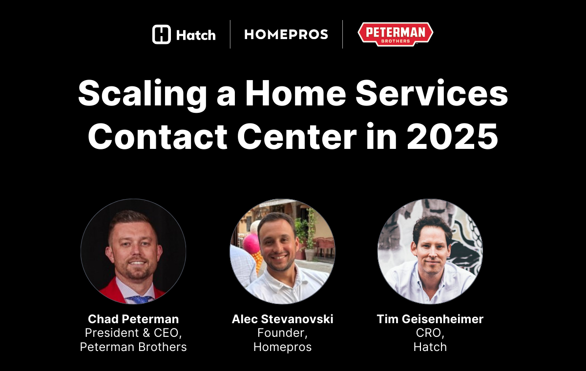 Scaling a Home Services Contact Center with Chad Peterman