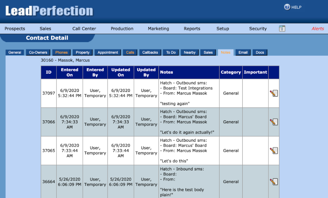 Text Your LeadPerfection Leads and Customers | Hatch Integrations