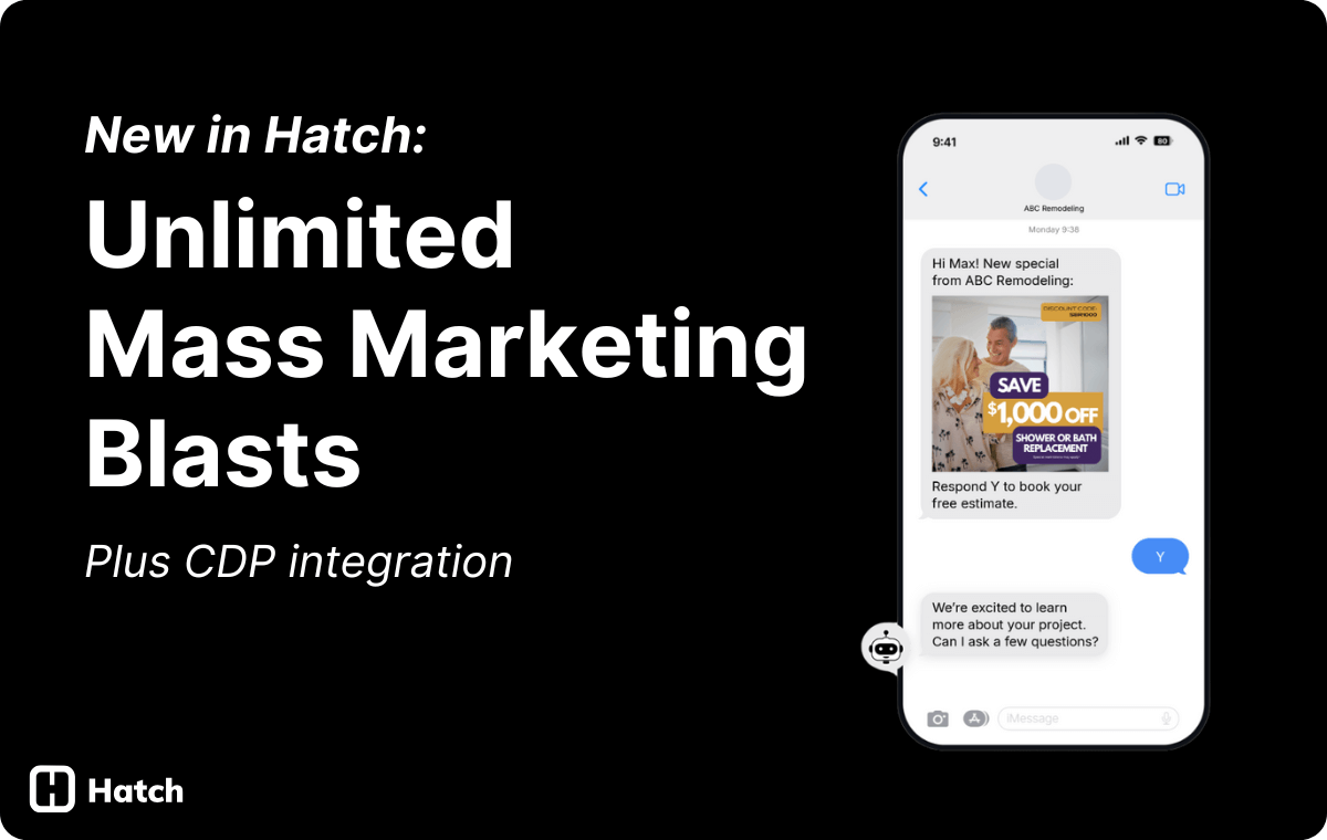 In Beta! Mass Marketing Blasts & CDP Integration